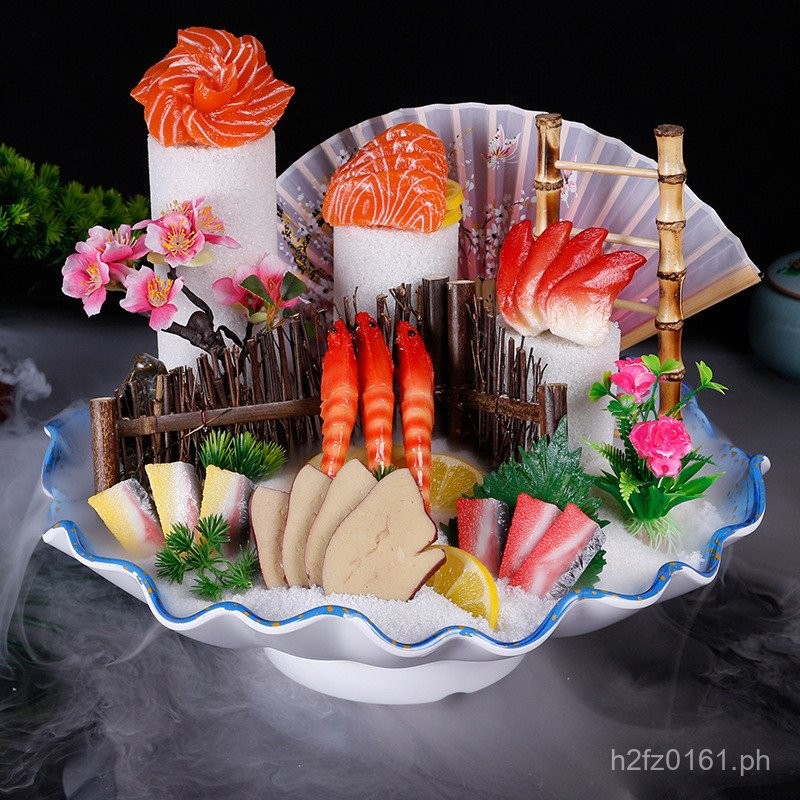 Model Food Salmon Food Platter Model Arctic Scallop Simulation Model ...