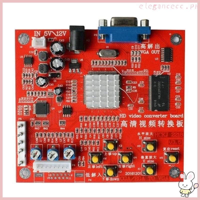 EE Game Console Video Game Converter Board Game CGA to VGA Converter ...