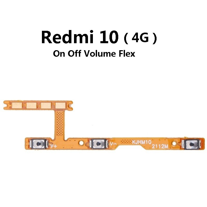 B.M Xiaomi Redmi 10 ( 21061119AG, 21061119DG ) Power On Off Volume Up ...