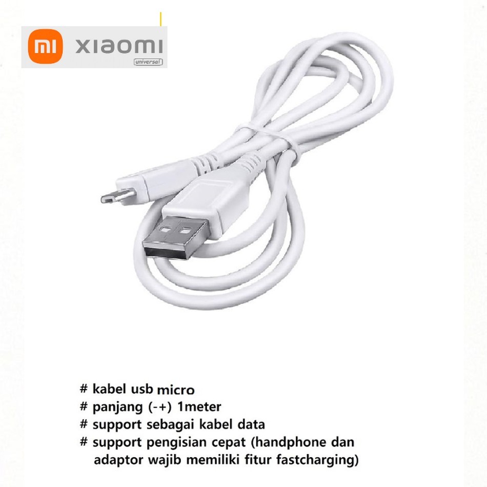 Usb micro charger cable xiaomi redmi 9A - redmi 9A Sport - redmi 9AT ...
