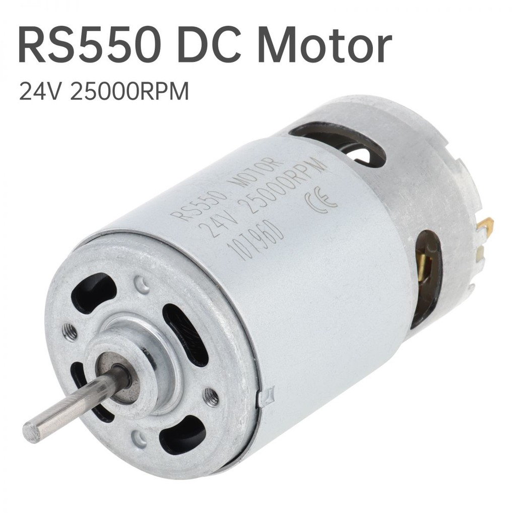 RS550 DC Motor 24V 25000RPM High Speed Motor Electric Drive Motor for ...