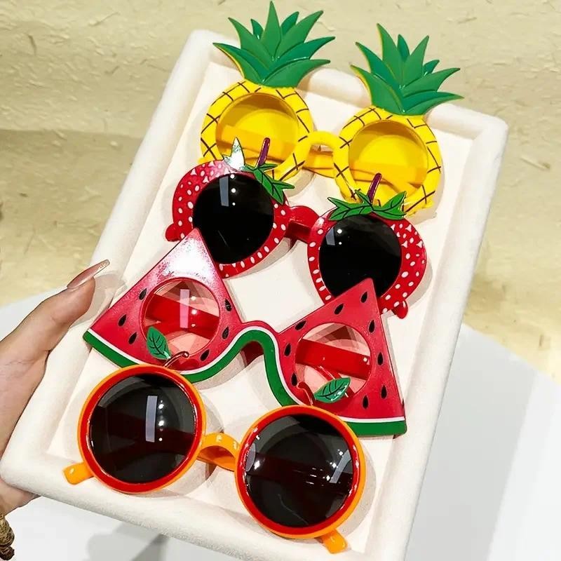 Fruit Sunglasses Summer Hawaii Party Fruit Shaped Strawberry Glasses ...