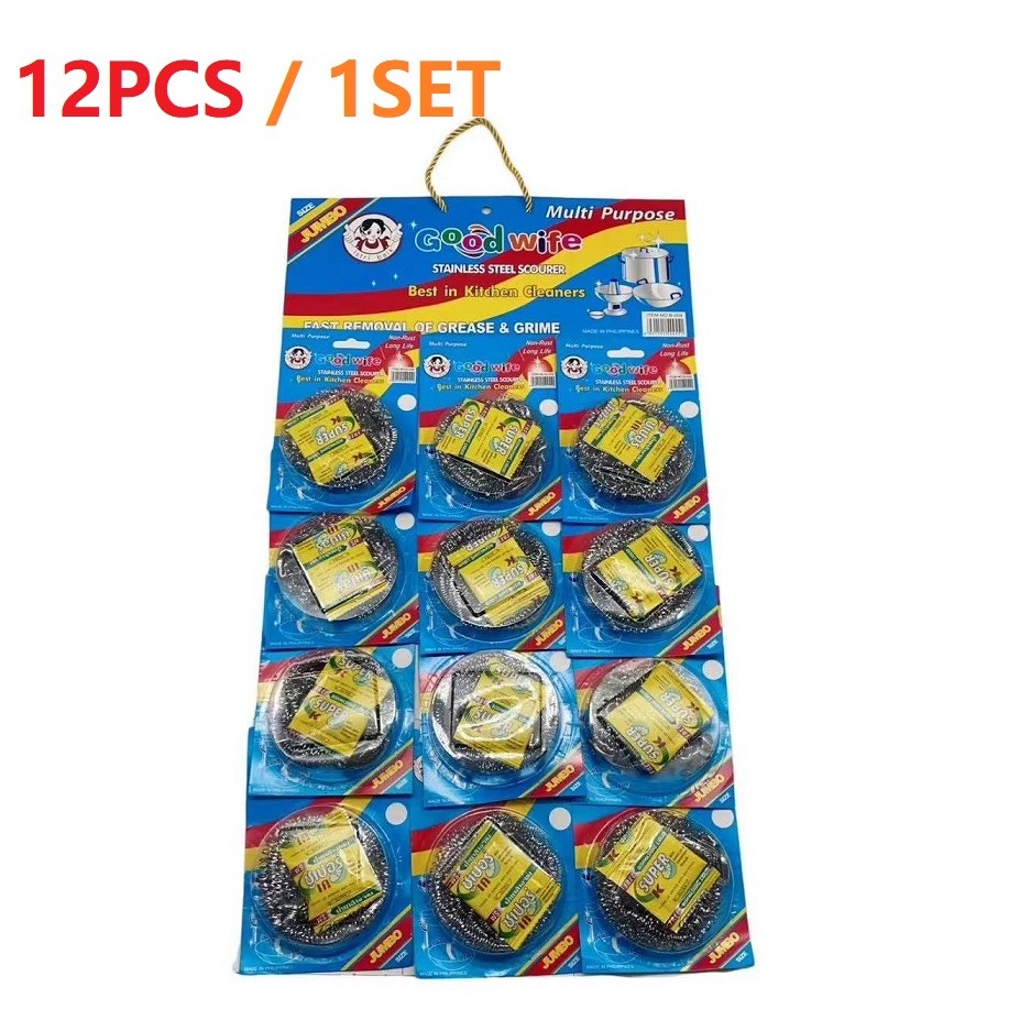 mermaid steel wool affordable heavy duty(12pcs) | Shopee Philippines