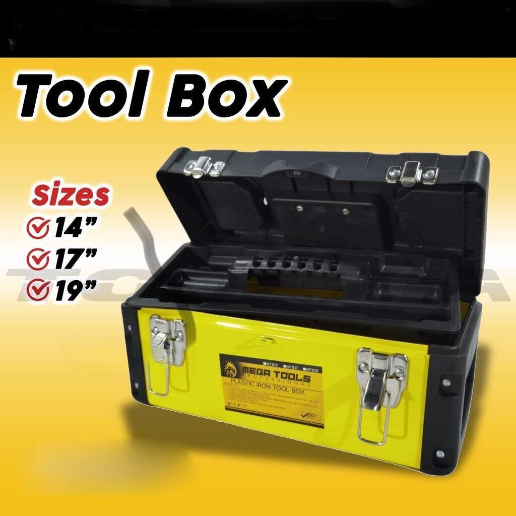 Metal Tool Box 14"/17"/19" | Shopee Philippines
