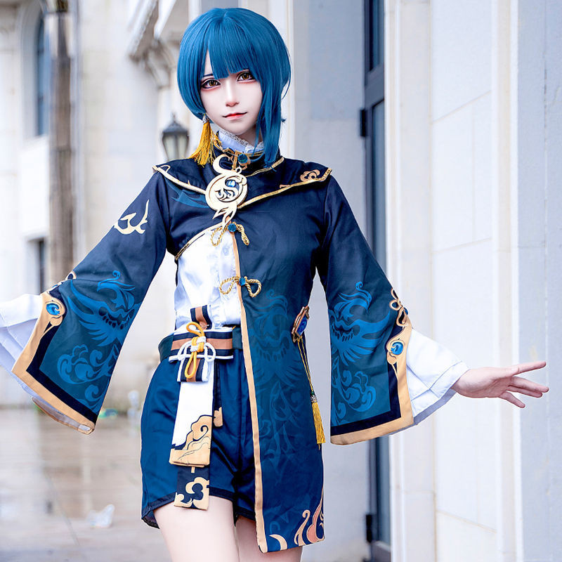 Yuanshen cos Clothing Shop Autumn Teenager Aoritsuki Hong Kong Feiyun ...