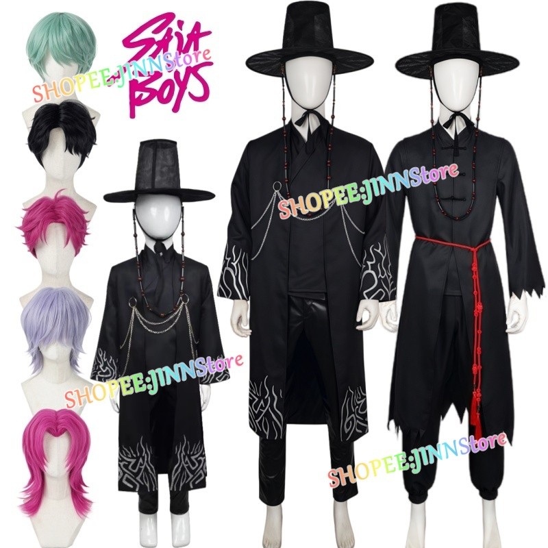 -JINN-2 Style SAJA BOYS Cosplay Costume&Wig KPOP DEMON HUNTERS BABY ...