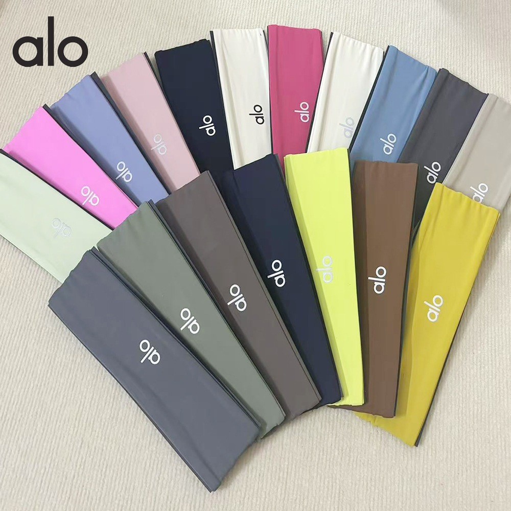 Men Women alo Sports Headband Sweat-Absorbent Headband Wide-Brimmed ...