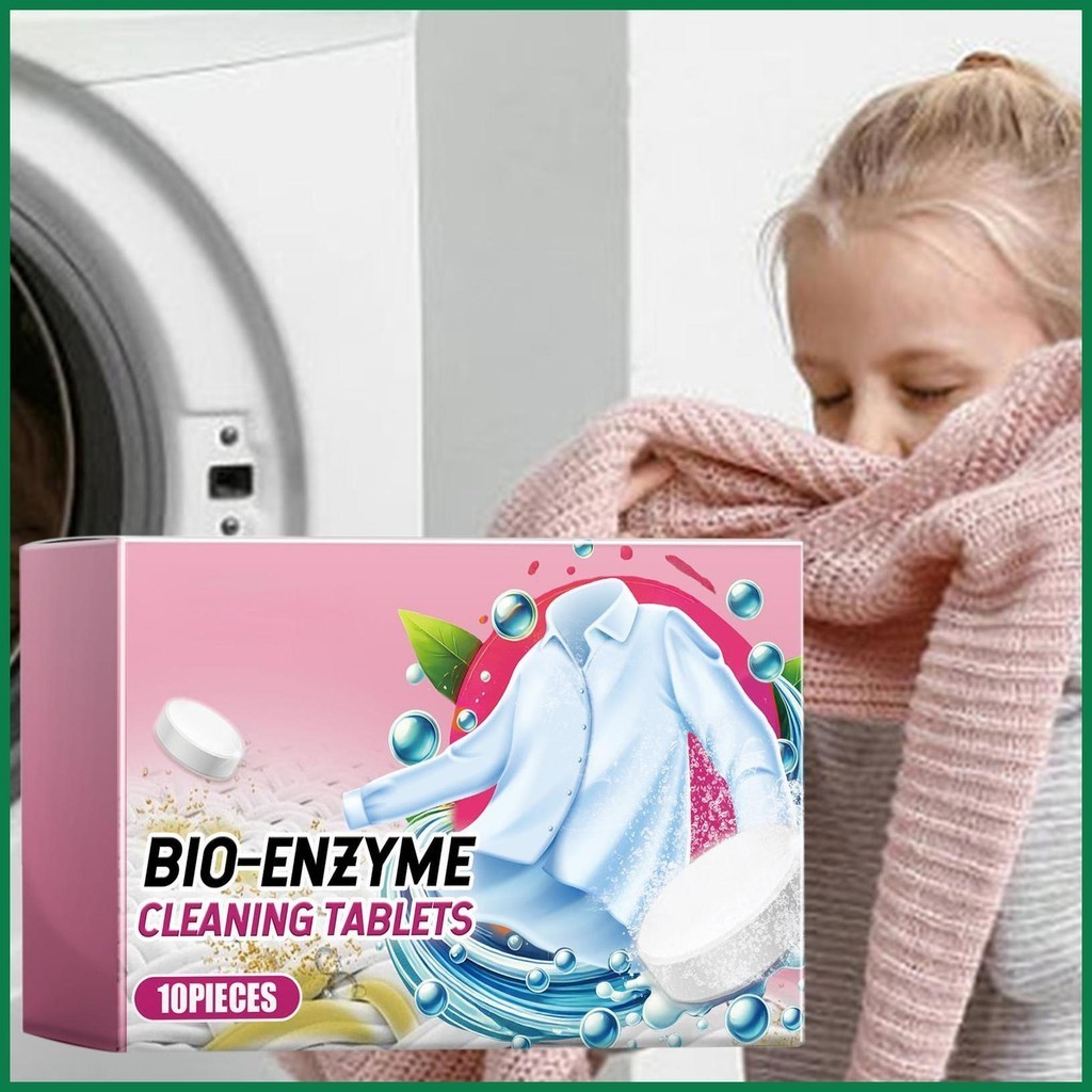 Clothes Cleaning Tablets Effervescent Fabric Whitener Clothes Stain ...