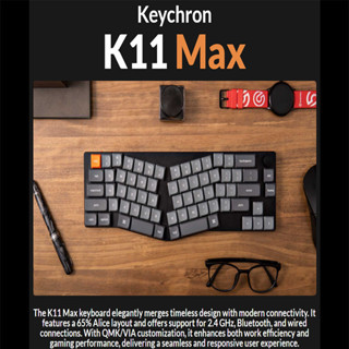 Keychron K11 Max QMK/VIA Wireless Custom Mechanical Keyboard | Shopee ...