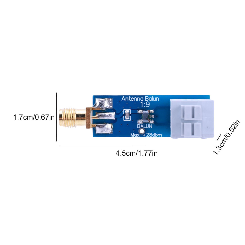 1/9 HF Antenna Balun RTL-SDR 160M-6M Long Wire HF Antenna with Antenna ...