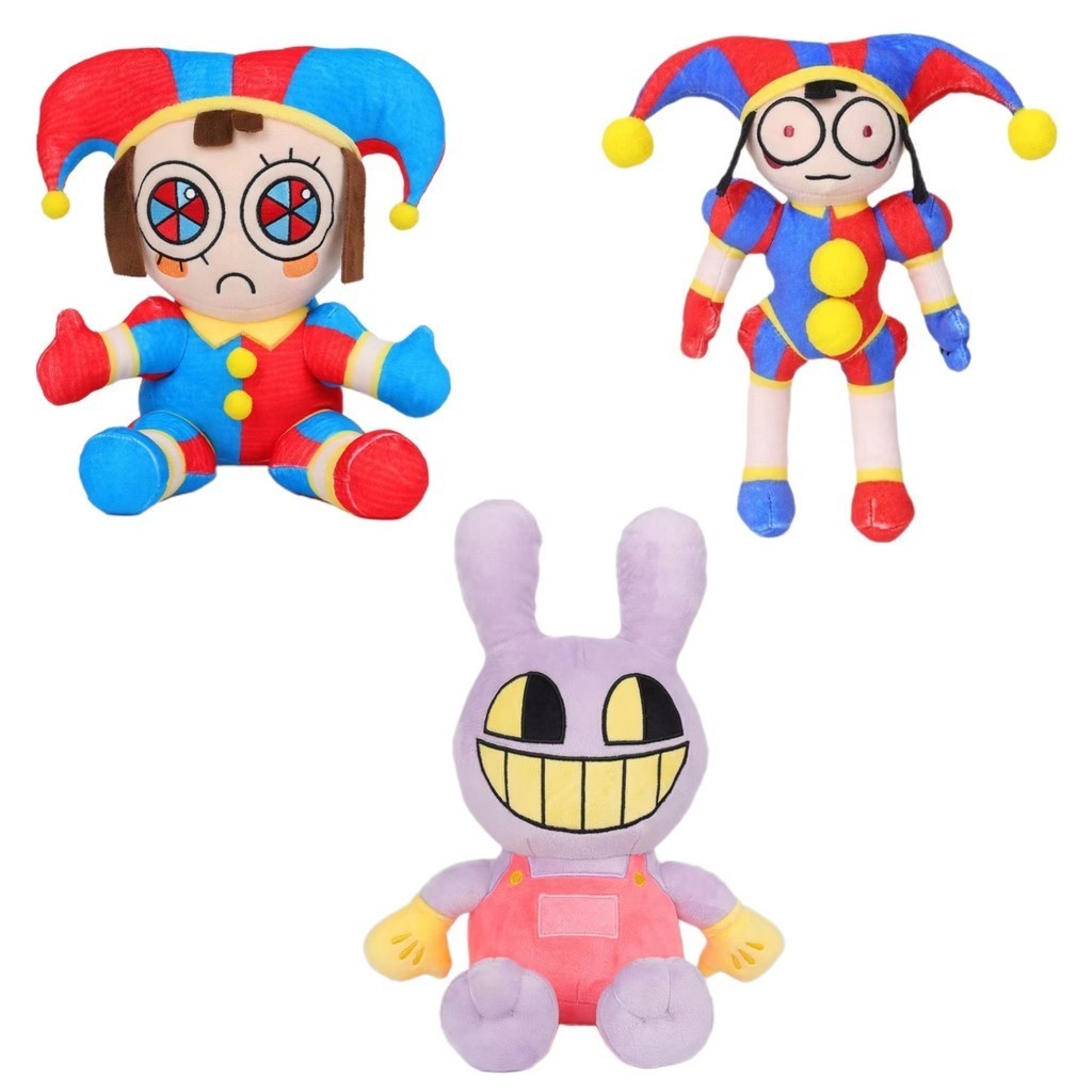 The Amazing Digital Circus POMNI JAX Ragatha Kinger Plush Toy Clown ...