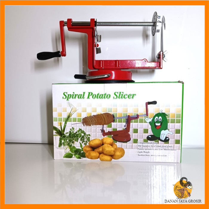MESIN Spiral Potato Tool Potato Slicer Threaded Potato Cutting Machine ...