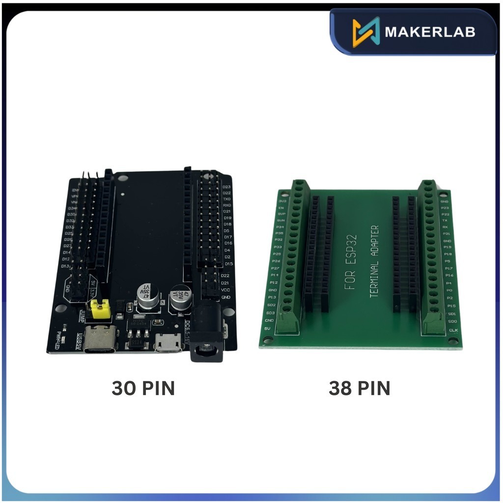 Expansion Board for 30PIN 38PIN ESP32 Development Board Terminal Block ...