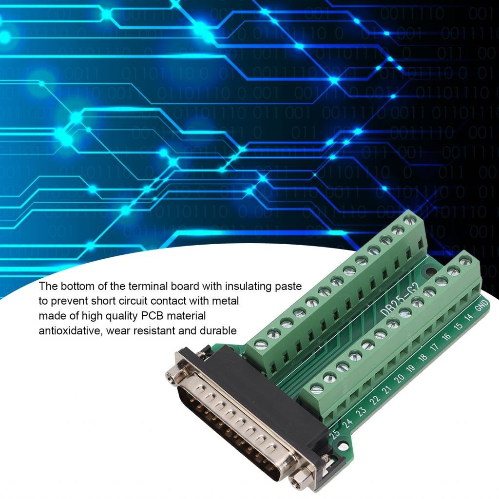 Concon 25Pin Terminal Block Connector Signal Module Screw Type PCB ...