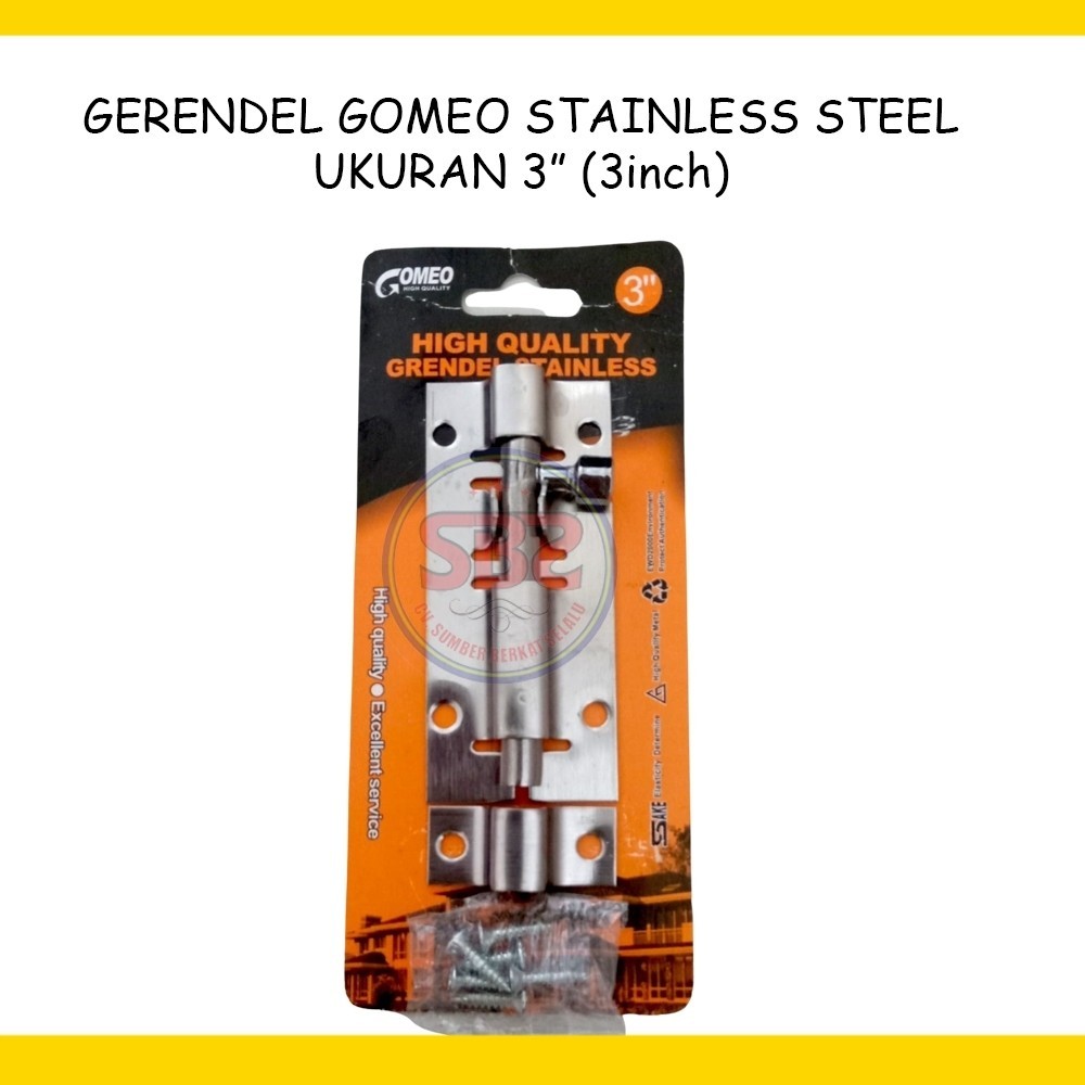 Gomeo stainless GELENDEL 3" - Gomeo 3" stainless Latch / Latch 3 ...