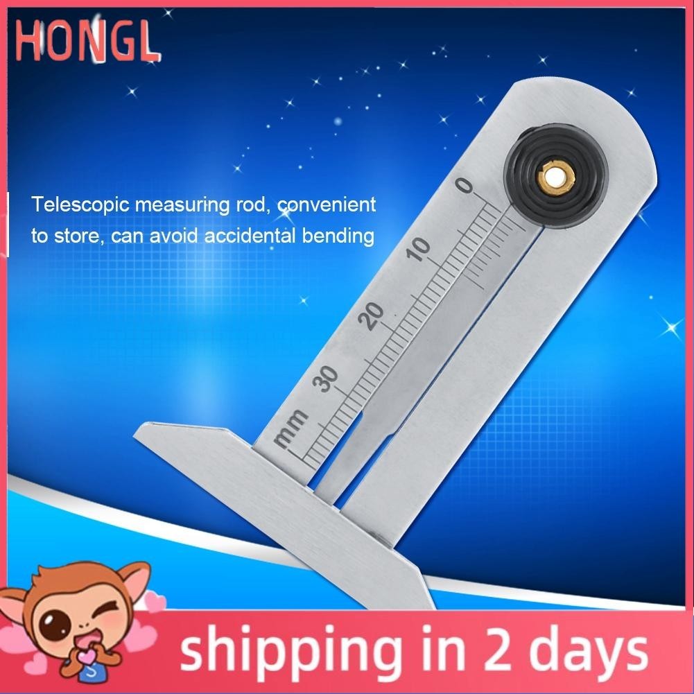 Honglai Car Tyre Tire Tread Vernier Calipers Digital Depth Gauge ...