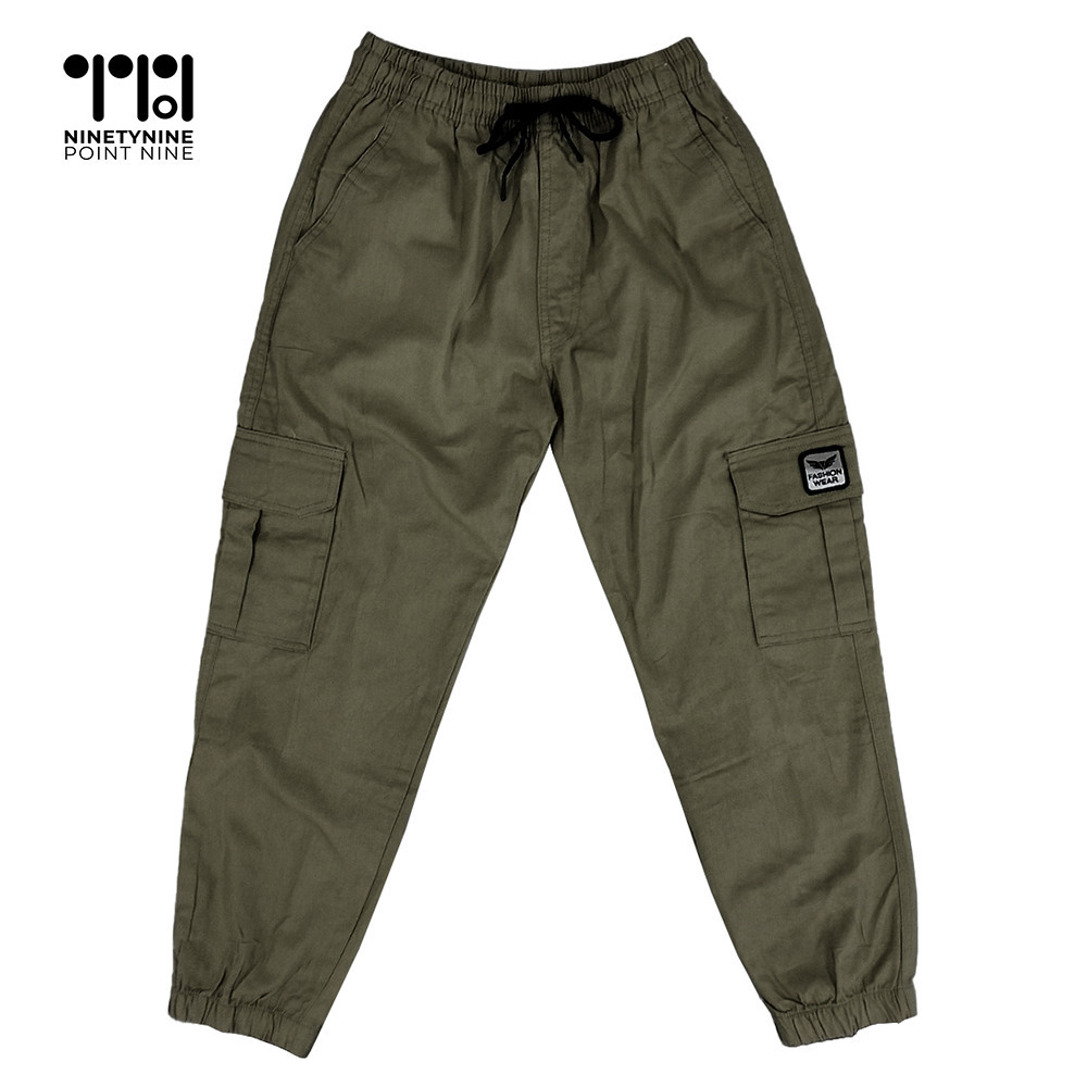 99.9 Classic Jogger Cargo Pants for Men Asian Sizing [7702] | Shopee ...