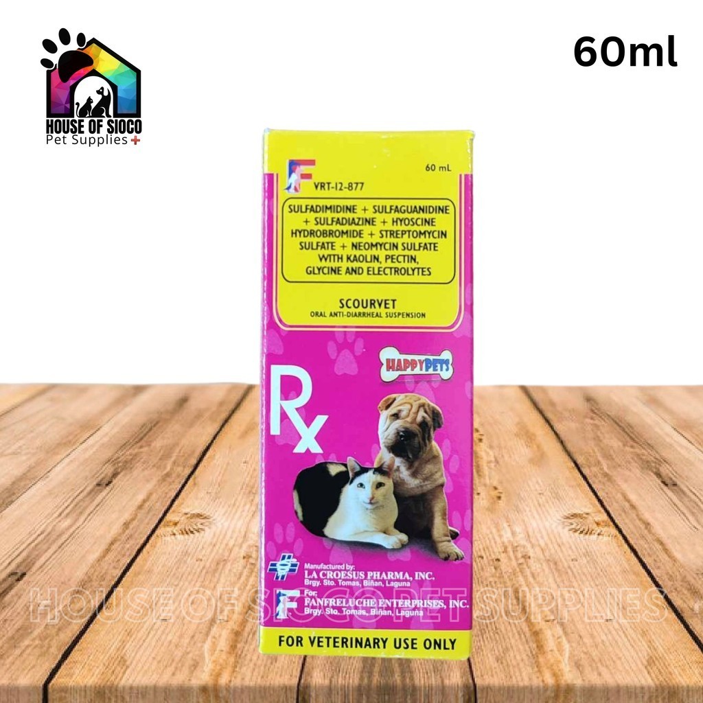 Scourvet Oral Anti-Diarrheal Suspension 60ml | Shopee Philippines