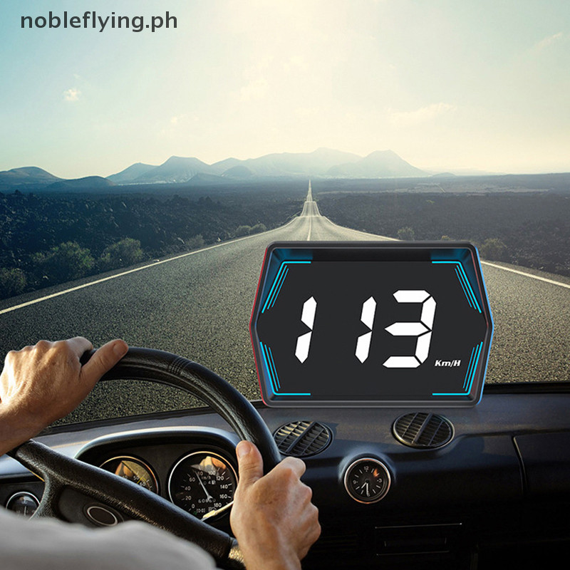 nobleflying Car Speed Measuring Head-Up Display Digital Speedometer GPS ...