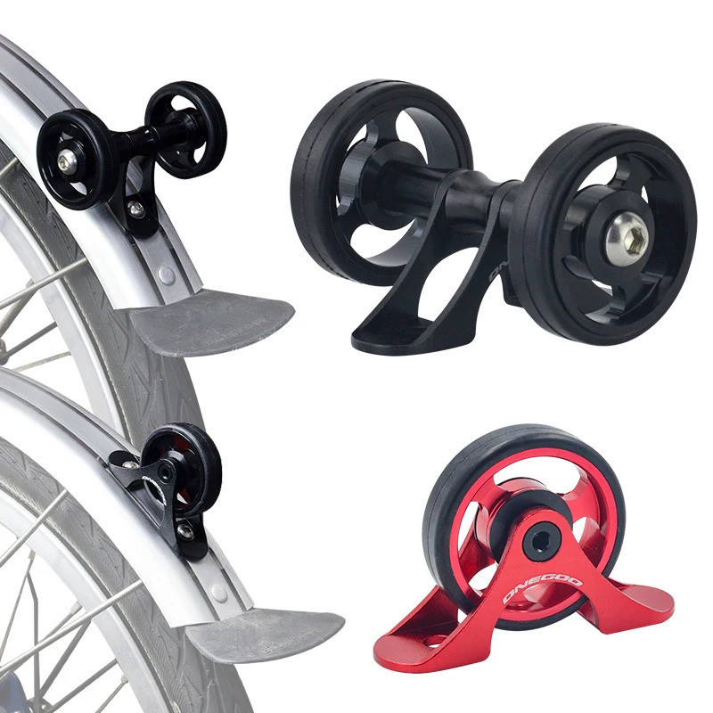 ONEGOO Easy Wheel for Folding Bike Sliding Fender Wheel Lightweight ...