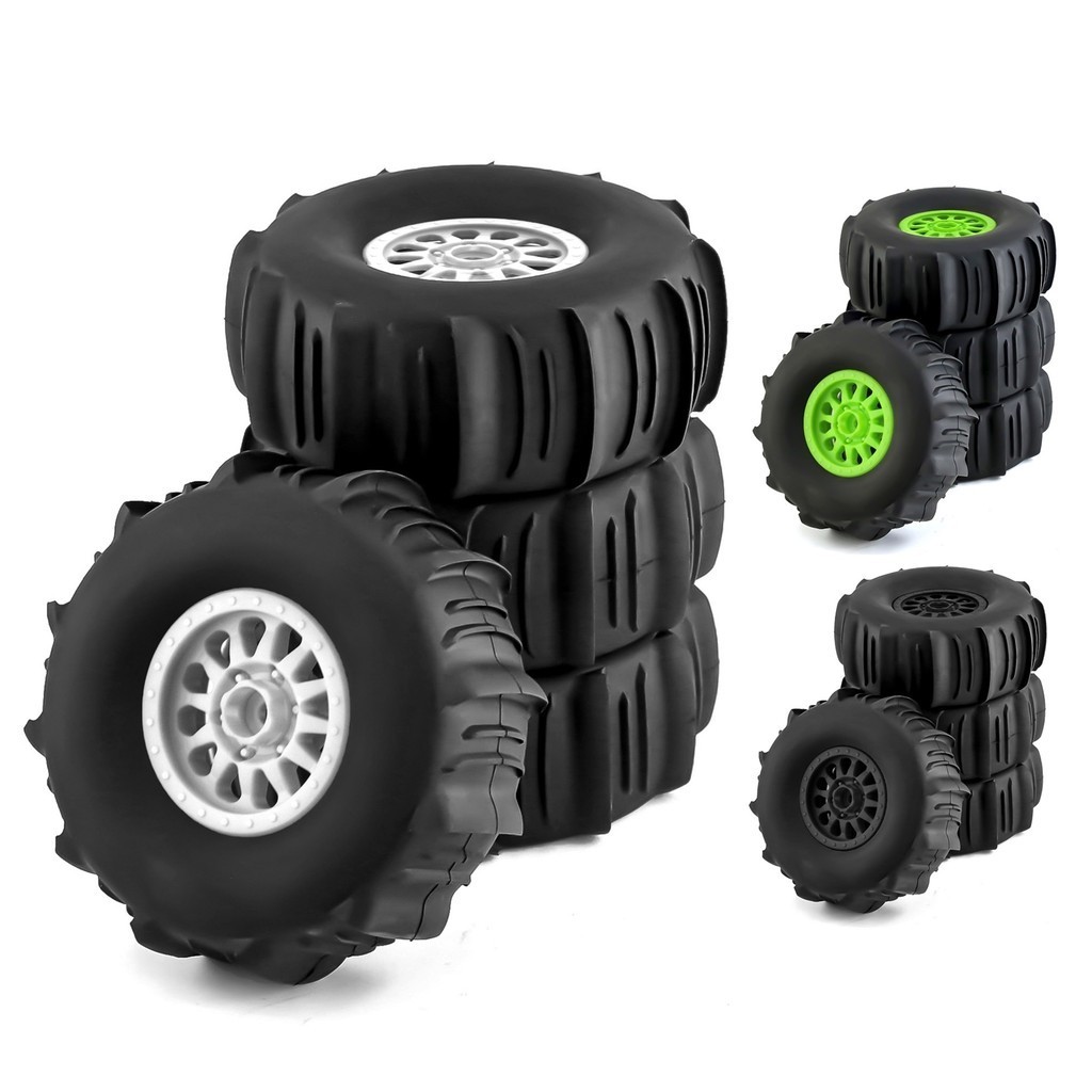 4Pcs 138mm 1/7 Desert Short Course Truck Sand Tire 17mm Wheel Hex for ...
