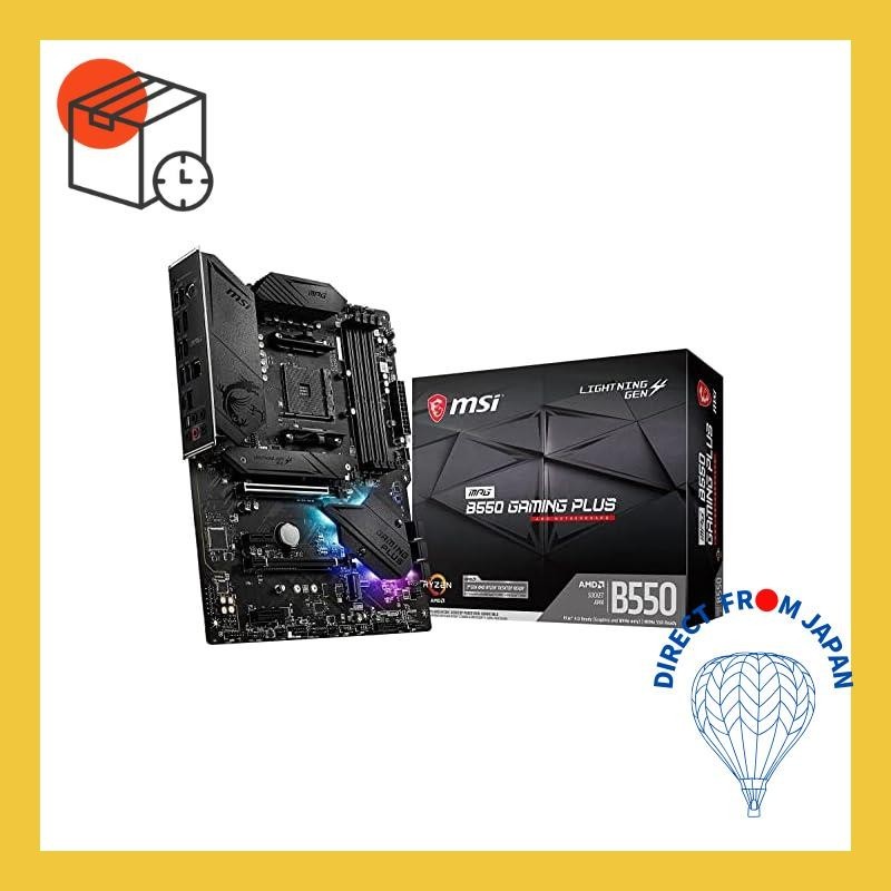 MSI Motherboard MPG B550 GAMING PLUS/A ATX [with AMD B550 chipset ...