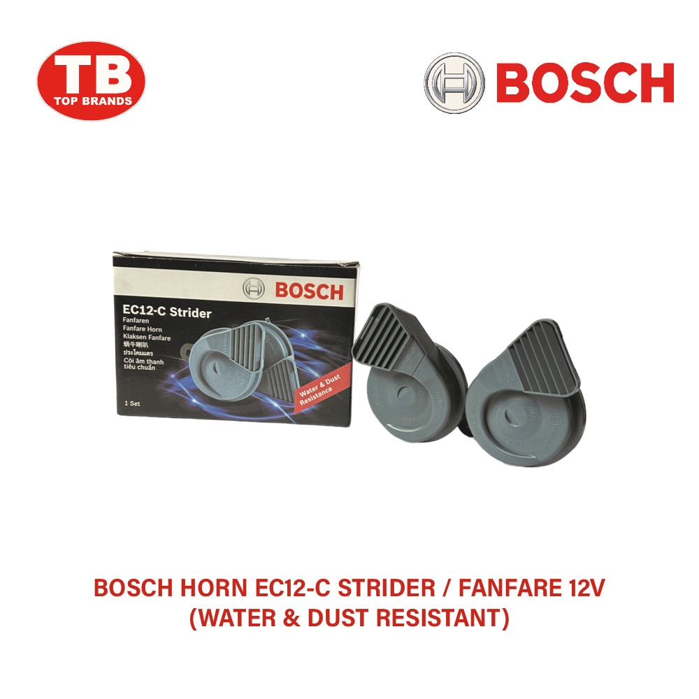 Bosch Horn EC12-C STRIDER / FANFARE 12V (WATER & DUST RESISTANT) | Shopee Philippines