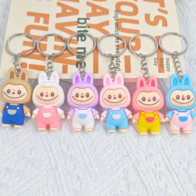 New Labu Keychain for Students, Cute Cartoon Little Sheep Doll, Blind ...