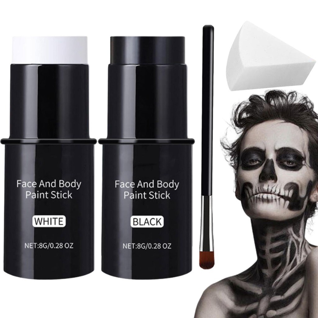 Face Paint Stick Set Halloween Colors Stick Set Painted Foundation ...