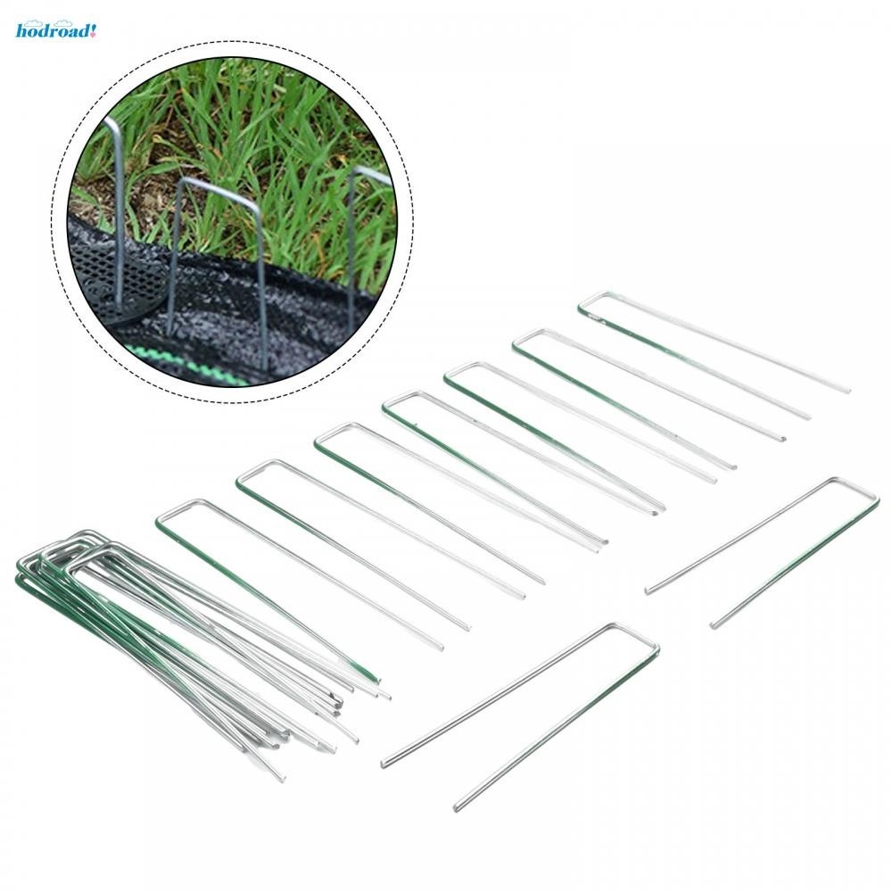 【HODRD】Pins Artificial Turf Lawn U Pins 150mm 20pcs Anchor Fake Grass ...