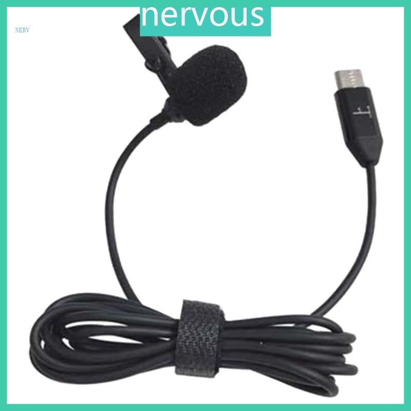 NERV Small Microphone with Type C Connection Windproof for Vloggers and ...