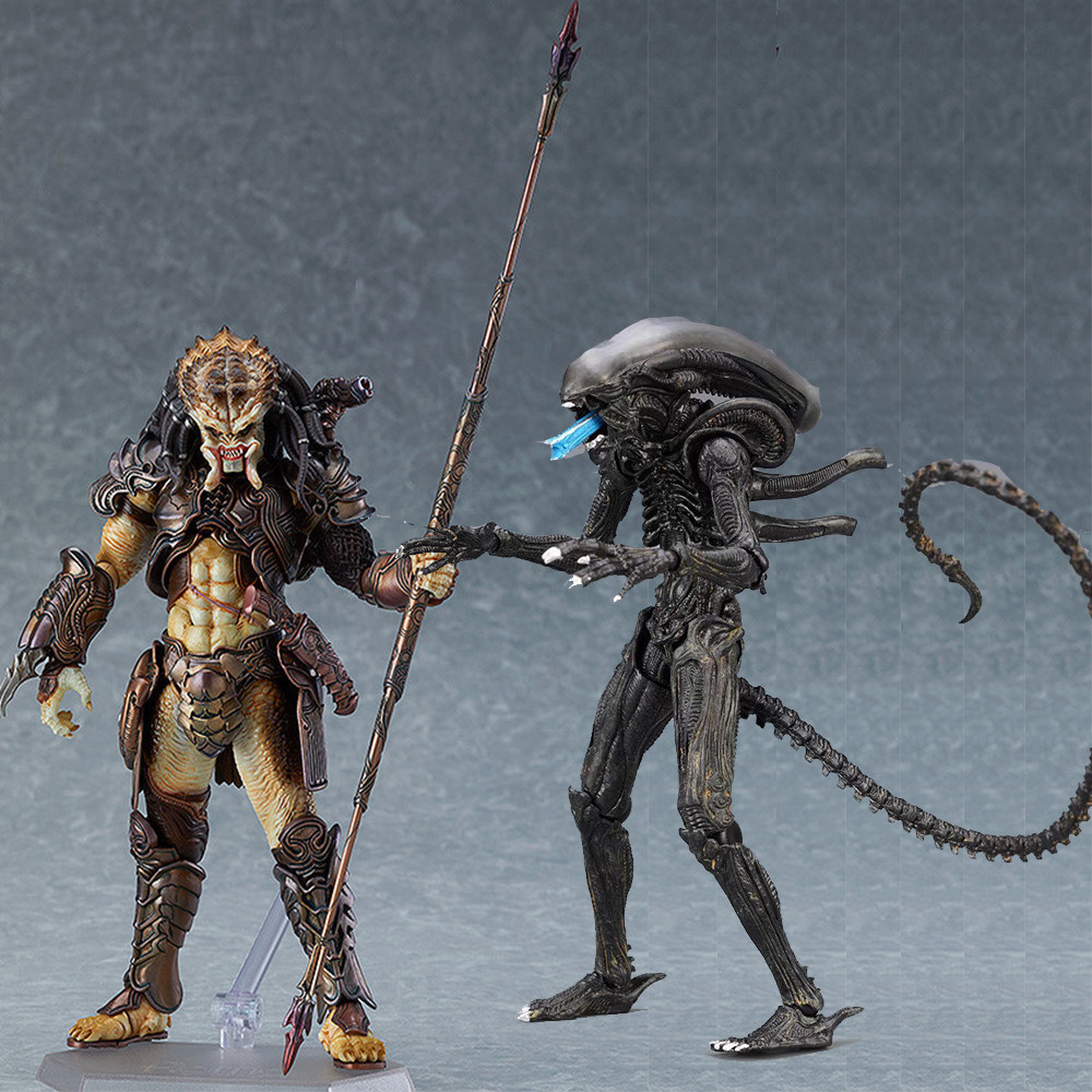 Figure Alien Vs. Predator Figma SP-108 Neca Alien Joint Movable Model ...