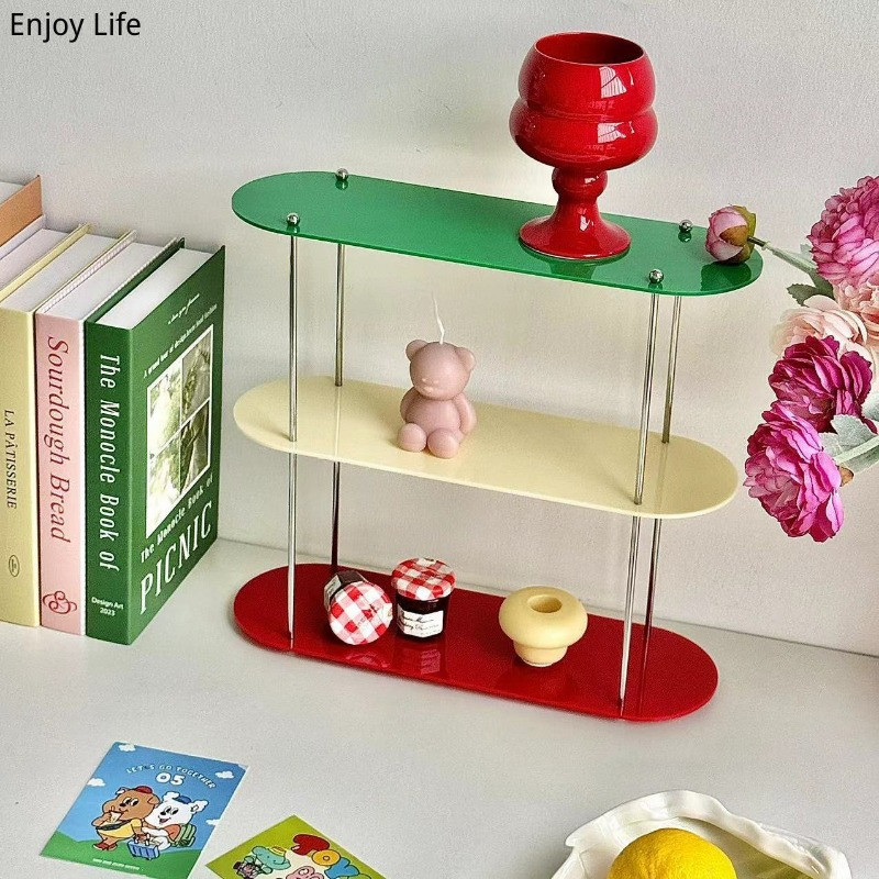 Interesting and Creative Niche Design Dopamine Color Storage Rack ...
