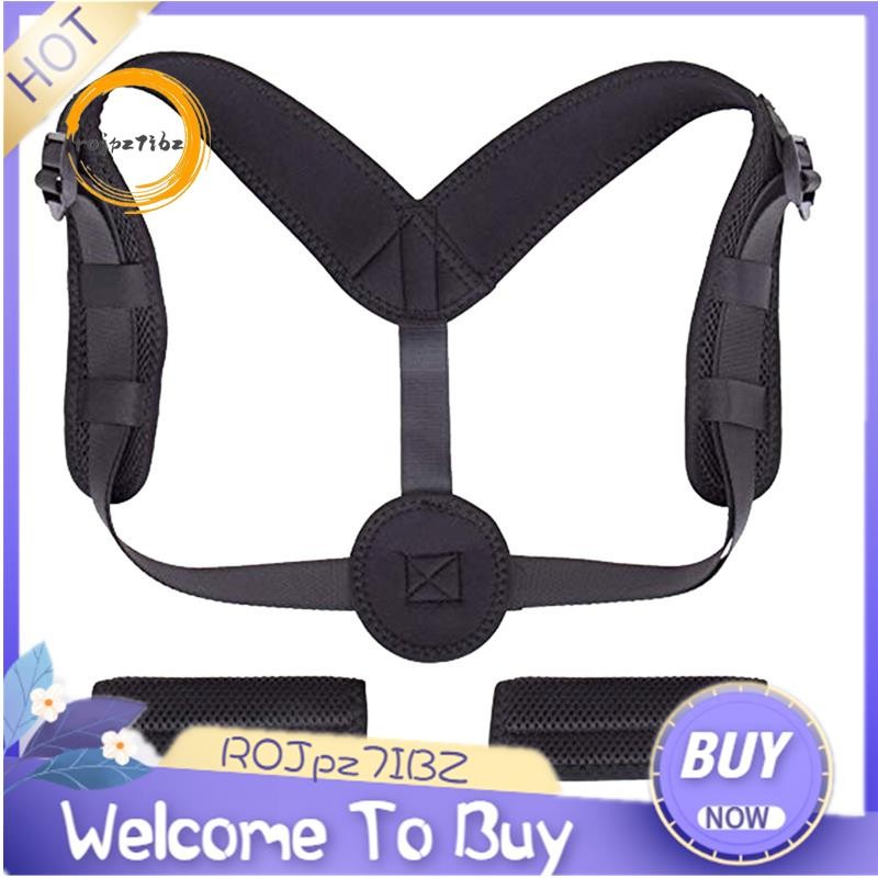 Adjustable Clavicle Posture Corrector Men Women Upper Back Brace ...
