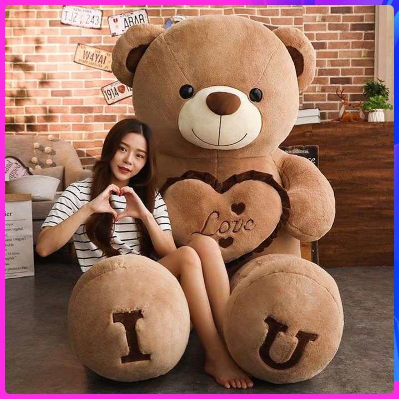 (Ready Stock) 1.6cm 1.8cm human size teddy bear human size teddy bear ...