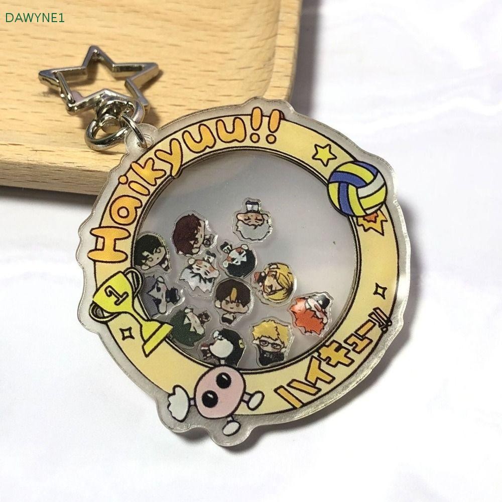 DWAYNE1 Rocking Toys Key Chain, Acrylic Roundness Miniature Keychain ...