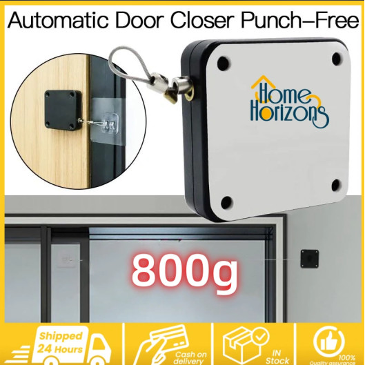 800G Cord Door Closer Punch-free Home House Door No Stamping Stopper ...