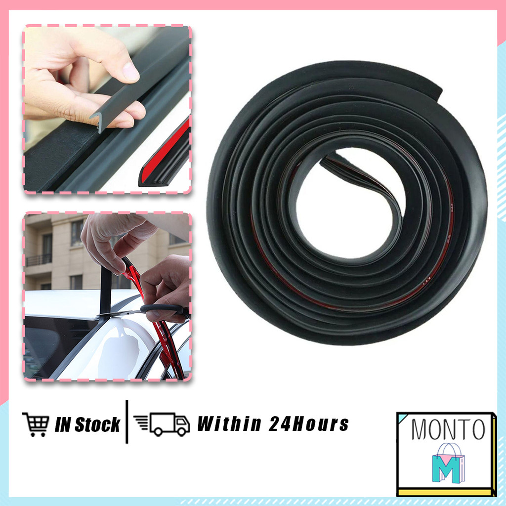 Rubber Car Window Seal Strip 4m/2m/1m Car Side Windows V Shape Seal ...
