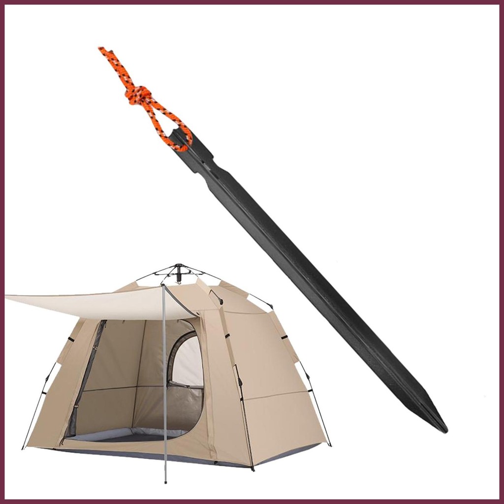 Tent Ground Pegs 7 Inches Heavy Duty Tent Spikes Camping Aluminum Pop ...