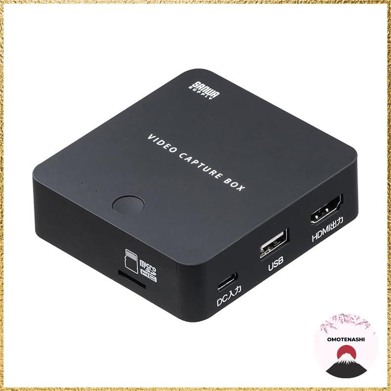 Sanwa Direct Video Capture VHS Data Conversion No PC Needed USB/microSD ...