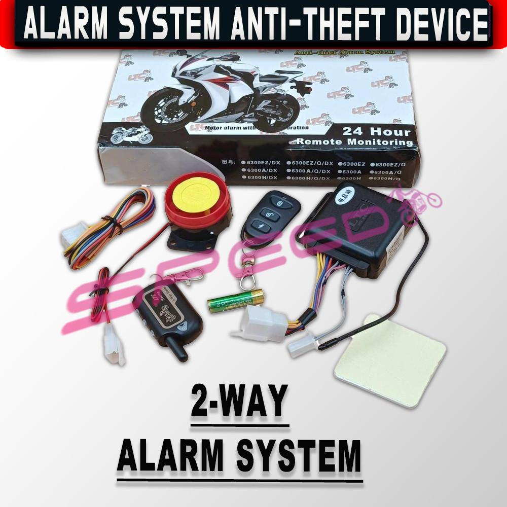 2-Way Alarm System Anti Theft Universal Remote Control Security ...