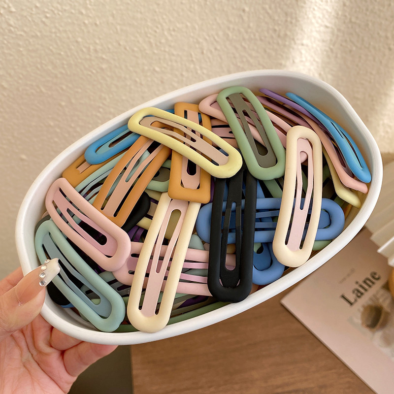 Korean Long Metal Hair Clip Set for Women Simple Bangs Clip Bb Clip ...