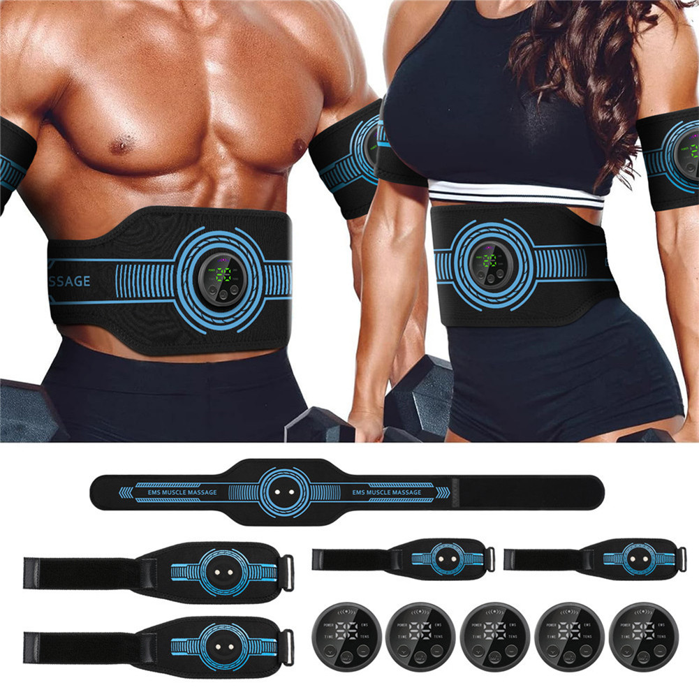 Ab Trainer LED Display Electronic Muscle Toner Ab Workout Equipment for ...