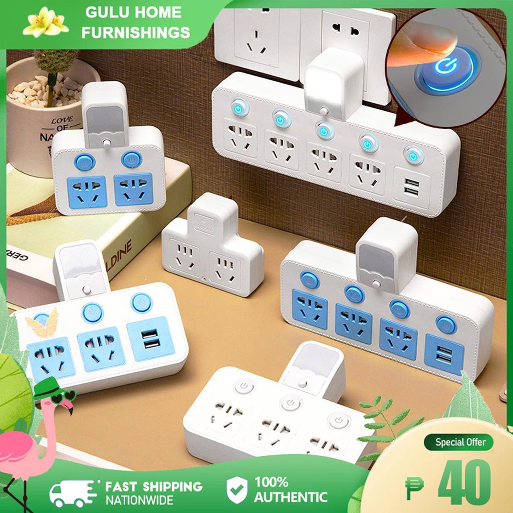 【Super Discount】Power Socket with USB Port Expanding Socket Adjustable ...