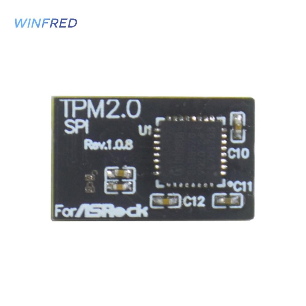 TPM 2.0 Module Chip 14 Pin Secure Storage Encryption Security Module SPI Trusted Platform Module ...