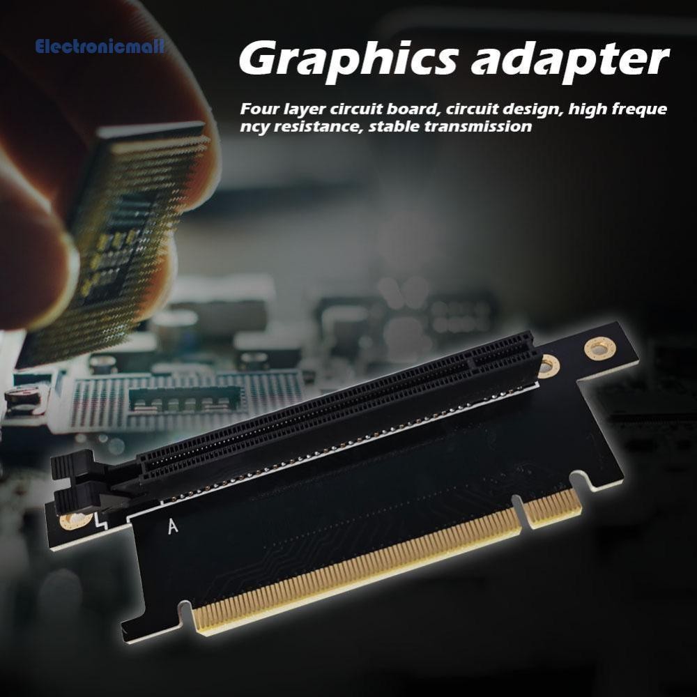PCIe X16 Riser Right Angle PCI-E GPU Adapter for PCI Express X16 ...