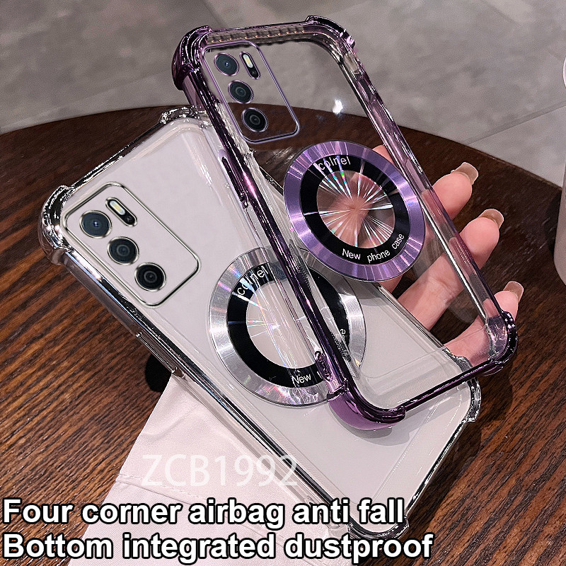 Popular 】Case for OPPO A16 A16s A54S A55 4G TPU transparent phone case ...