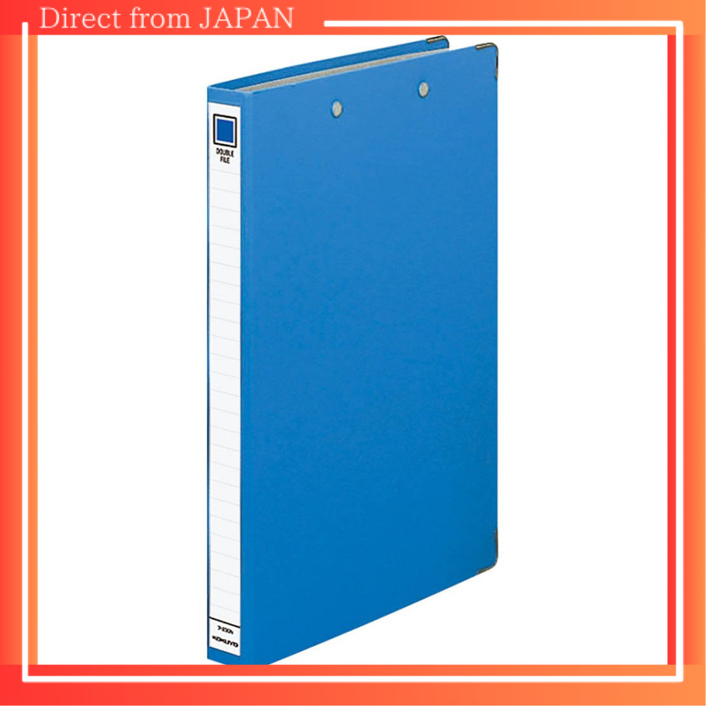 KOKUYO File Double File Spring A4 2 holes 200 sheets capacity Blue Fu ...
