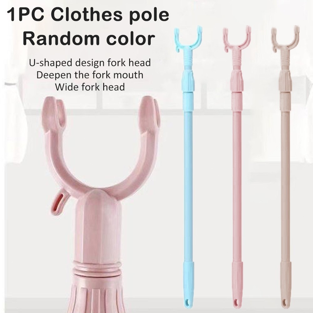 COD Adjustable Clothes Retractable Pole Clothes Drying Rods Scalable ...