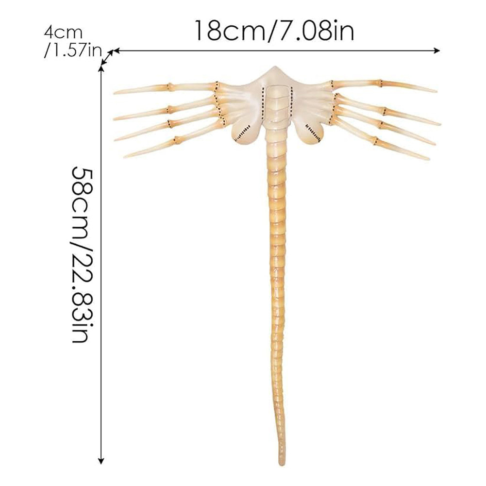 Halloween Facehugger Scorpion Mask Latex Alien Claws Insect Hug Face ...